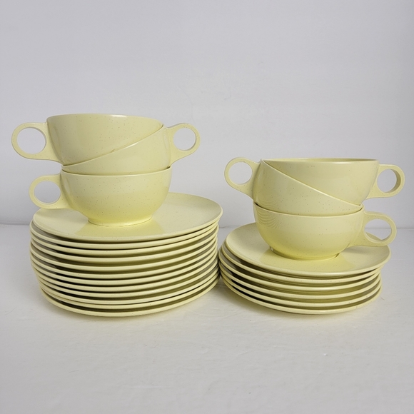 Melmac | Kitchen | Vintage Melmac Capac Plate And Cup Set Pale Soft ...